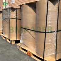 China 40g 45g Glossy Machine-glazed Brown Kraft Paper For Food Packaging for sale