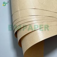 China 40g 45g Glossy Machine-glazed Brown Kraft Paper For Food Packaging for sale