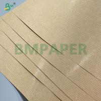 China 60G Brown High Mechanical Strength Stripped Ribbed Kraft Paper for sale