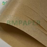 China 40G One Side Glossy MG Brown Gift Wrapping Kraft Paper High Tensile Strength for sale