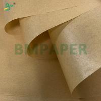 China 40G One Side Glossy MG Brown Gift Wrapping Kraft Paper High Tensile Strength for sale
