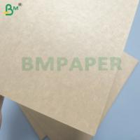 China Unbleached PE Coated Cup Bowl Stock 250gsm Leak Proof Food Kraft Paper for sale