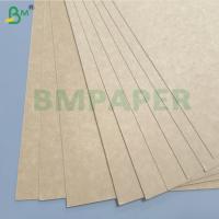 China Unbleached PE Coated Cup Bowl Stock 250gsm Leak Proof Food Kraft Paper for sale