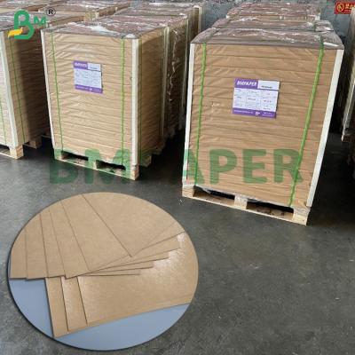 China Unbleached PE Coated Cup Bowl Stock 250gsm Leak Proof Food Kraft Paper for sale