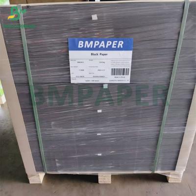China 300gsm 350gsm Uncoated Solid Black Paper For Package  70 x 100cm for sale