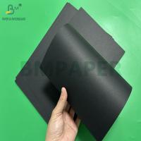 China 300gsm 350gsm Uncoated Solid Black Paper For Package  70 x 100cm for sale