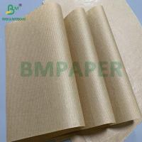 China Heavy Duty 24” x 200’ Roll 70gsm 80gsm Striped Kraft Paper for Wrapping Flowers Shipping Protective Packaging for sale