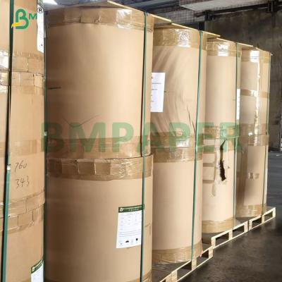 China 35gsm 40gsm 45gsm Single - Sided Glossy MG Brown Kraft Paper for sale