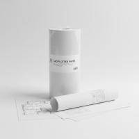 China 80gsm Engineering CAD Plotter Paper Rolls 1.7m*100m 2 inch Core for sale
