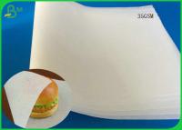 China 35gsm FDA Approved High Quality And Waterproof MF White Hamburger Paper For Baking Cake for sale