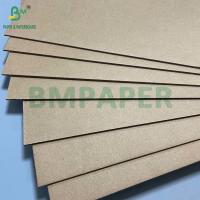 China 1.2MM 1.5MM 2MM Good Rigidity Brown Kraft Cardboard For Picture Frame for sale