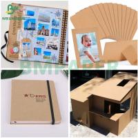 China 1.2MM 1.5MM 2MM Good Rigidity Brown Kraft Cardboard For Picture Frame for sale