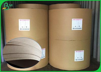 China Eco - Friendly 40gsm 50gsm Brown Food Grade Paper Roll / Food Wrapping Paper For Pakages for sale