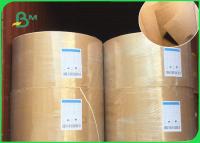 China 40GSM 50GSM Eco - Friendly Food Grade Paper Roll / Brown Kraft Paper For Street Food Market for sale