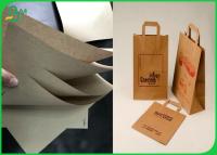 China Biodegradable 40gsm 50gsm 60gsm Brown Food Grade Wrapping Paper For Street Food Pakages for sale
