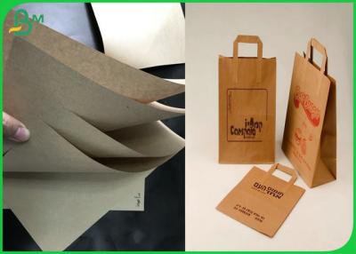 China Biodegradable 40gsm 50gsm 60gsm Brown Food Grade Wrapping Paper For Street Food Pakages for sale
