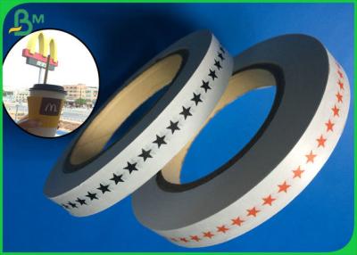 China 13mm To 28mm Width Food Grade Paper Roll / Soakable And Durable Drinking Straw Paper for sale