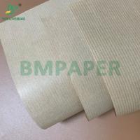 China Strong Expansible 60gr One Side Gloss MG Stripped Kraft Paper Unbleached for sale