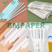 China 24gsm White Straw Wrapping Food Grade Kraft Paper FDA 5000m for sale