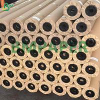 China 90inch 72inch Perforated Brown Kraft Paper Rolls 80, Custom Lengths, Round Holes for sale