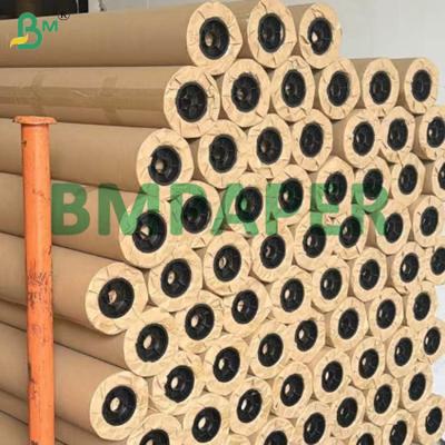 China 90inch 72inch Perforated Brown Kraft Paper Rolls 80, Custom Lengths, Round Holes for sale