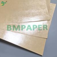 China Freezer Wrap Natural Kraft Freezer Paper 60gsm Poly Coated One Side for sale