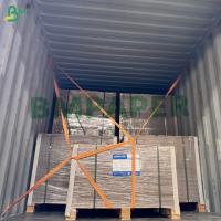 China 1ｍｍ 2mm Coated White Lined Chipboard With Grey Back High Stiffness 79 x 109cm for sale