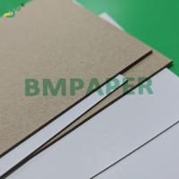 China 1ｍｍ 2mm Coated White Lined Chipboard With Grey Back High Stiffness 79 x 109cm for sale