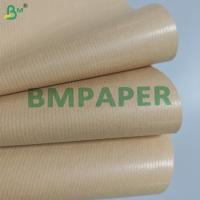 China 60gsm Brown Striped Kraft Wrapping Paper High Tensile Strength 50cm x 125m for sale