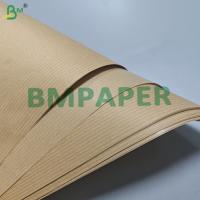China 60gsm Brown Striped Kraft Wrapping Paper High Tensile Strength 50cm x 125m for sale