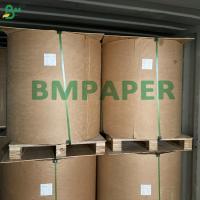 China Natural Brown Striped Kraft Paper 30 - 70 Gsm For Packaging & Printing for sale