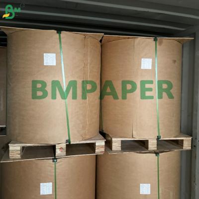 China Natural Brown Striped Kraft Paper 30 - 70 Gsm For Packaging & Printing for sale