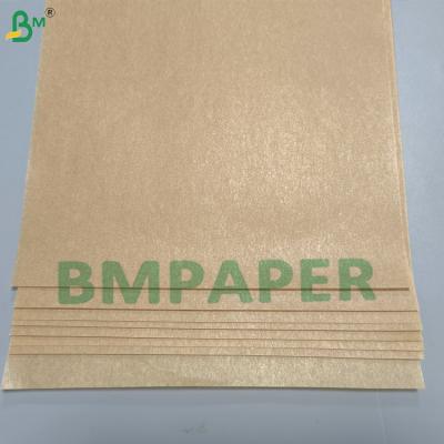 China Double Side Silicone Coated Food Paper Heat Resistant 40 Gsm White Brown for sale