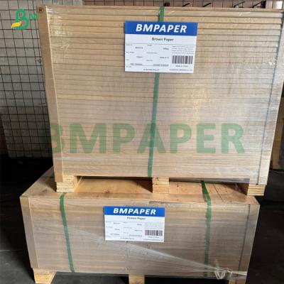 China Good Folding Resistance Brown PE Coated Kraft Paper For Food Packaging for sale