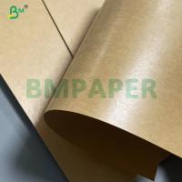 China Good Folding Resistance Brown PE Coated Kraft Paper For Food Packaging for sale