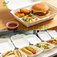 China 300gsm+15gsm White Single Side PE Coated Paper For Lunch Box for sale