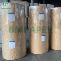 China 50lb 55lb Semi Extensible Paper Kraft Roll 72cm 102cm For Cement Bags for sale