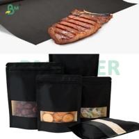 China Good Folding Black Food Grade Kraft Paper 80g for Food Outer Package for sale