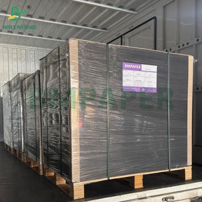 China 80gsm 90gsm 100gsm Pure Black Kraft Paper For Shopping Bags 70 x 100cm for sale