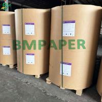 China Excellent Tensile Strength Bleached White Kraft Paper 80gsm For Packaging for sale