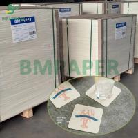 China High Bulk Uncoated Absorbent Cardboard 0.6mm 0.8mm for Disposable Paper Coasters for sale