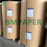 China 250gsm 300gsm White Kraft Paper For Hang Tags Jumbo Rolls, Rough Surface for sale