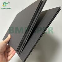 China 1.5mm 1.7mm Black Color F Flute Corrugated Paperboard For Package 1000 x 1420mm for sale