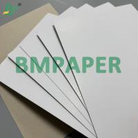 China 1.0mm Carton Board Duplex Blanco Grosor 700mm 750mm x1000mm, White Coated Grey Back for sale