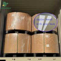 China 250gsm 300gsm Clay Coated Duplex Board Grey Back For Package 27.25x28inch for sale