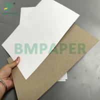 China 250gsm 300gsm Clay Coated Duplex Board Grey Back For Package 27.25x28inch for sale