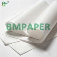 China 45gsm Grease Proof Paper Rolls Width 565mm, White Brown Food Grade Kit 3 - 10 for sale