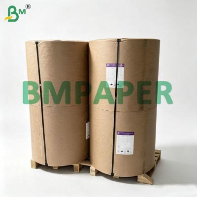 China 45gsm Grease Proof Paper Rolls Width 565mm, White Brown Food Grade Kit 3 - 10 for sale