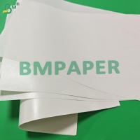 China Printable 40gsm + 15g PE White Brown Kraft Paper For Cutlery Wrapping 160mm for sale