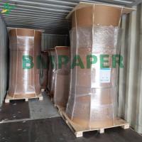 China Custom Print 40g+12g Single Side PE Laminated White Kraft Paper for sale